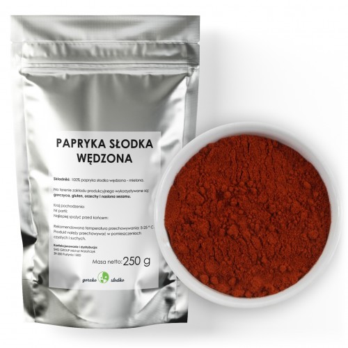 Papryka słodka wędzona - Sklep gorzkoislodko.pl - Naturalna Przyprawa o ...